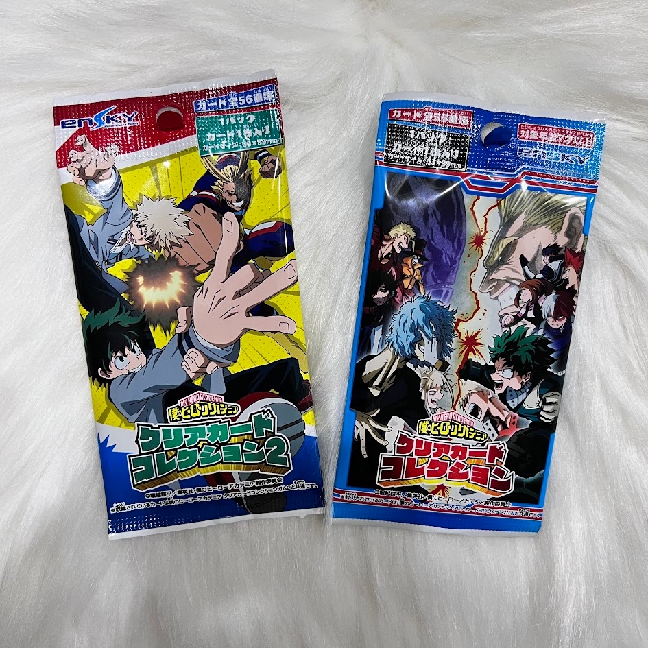 My Hero Academia MHA Pack Clear Card Collection dignity Card vol 1/ vol ...