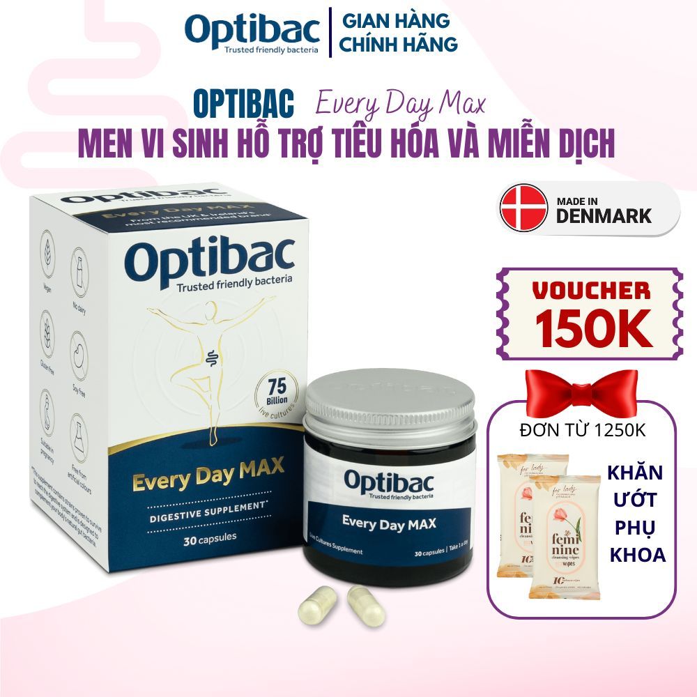 Optibac Every Day MAX probiotic tablets support digestive health ...