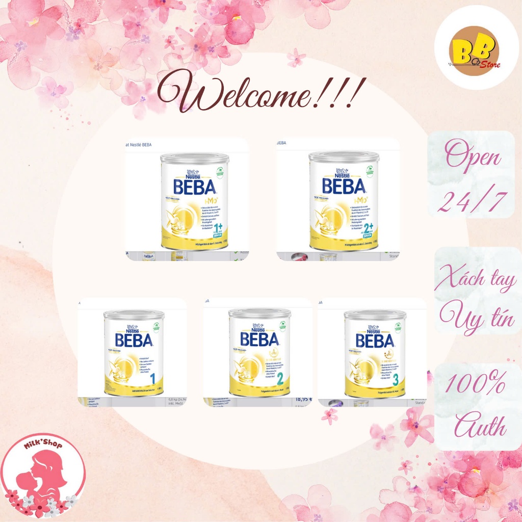 German Beba milk No. 1,2,3,1+,2+ 800g new model (full bill) | Shopee ...
