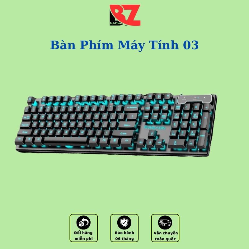 Bubzone.office Led wired Gaming mechanical keyboard Premium color change - Bp03 | Shopee Malaysia