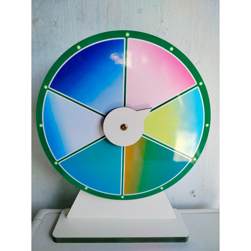 Circle (Green Border Color Spill Color - 6 Cells - Diameter 40cm x ...