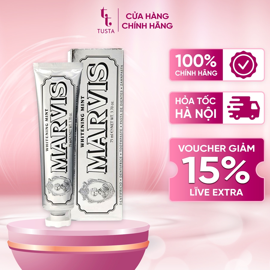 Italian Toothpaste Marvis Toothpaste 85ml helps whiten teeth, many ...
