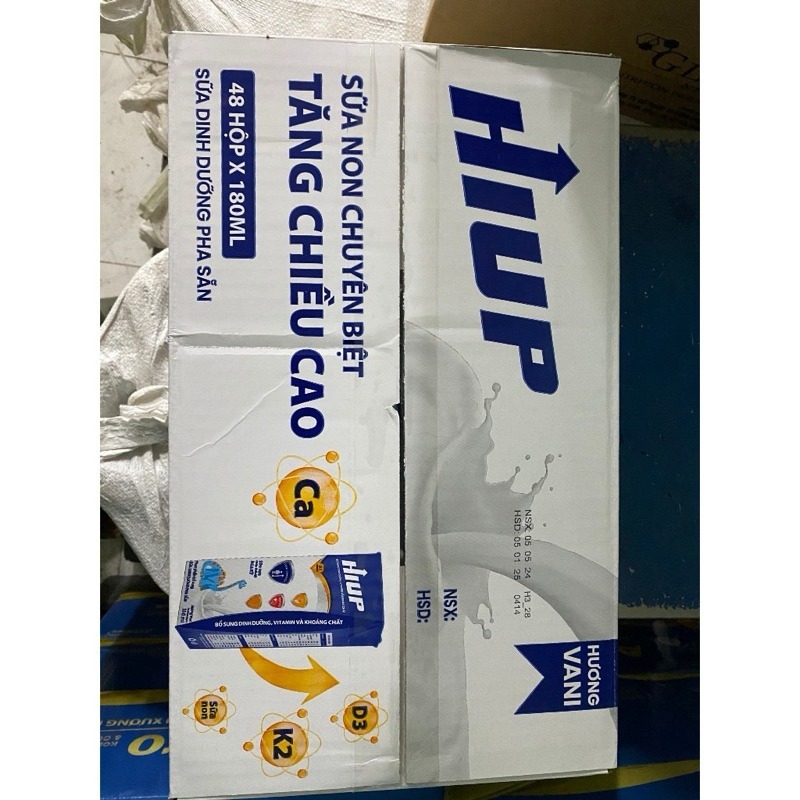 Prepared Milk Increases Height Hiup 180ml (48 Boxes / 1 Carton ...