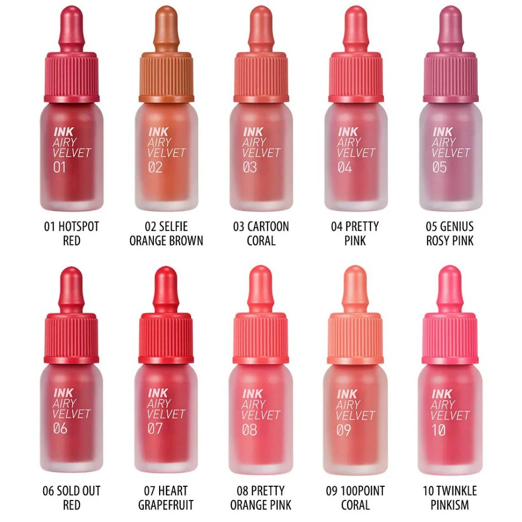 Peripera Ink Airy Velvet Matte Lipstick 4g | Shopee Malaysia
