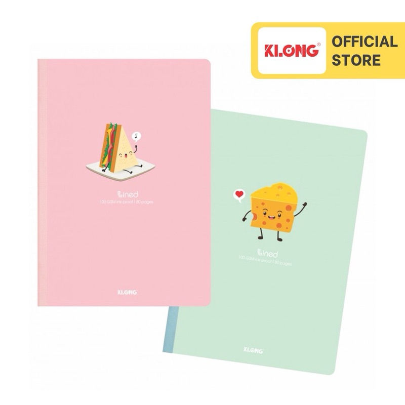 Horizontal Line Sewing Dots For Nape Of KLONG B5 80 / 120 / 200 Pages ...