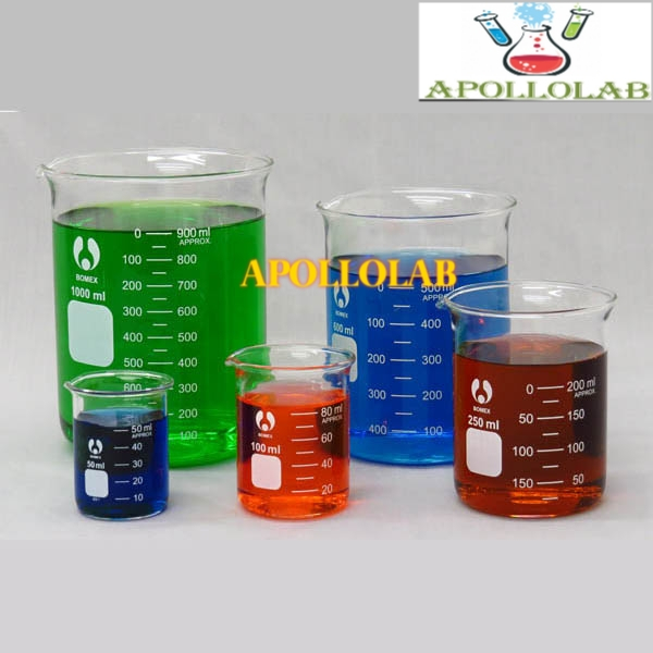 Heat-resistant graduated glass beaker 25ml to 1000ml | Shopee Malaysia