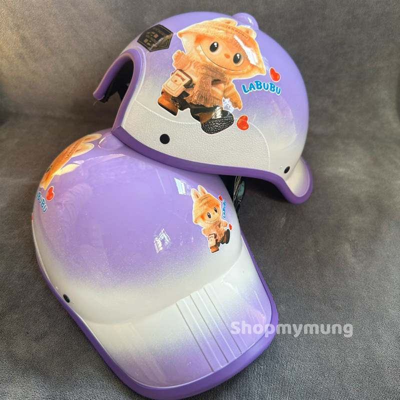 Hottrend Super cute 2-color nano-painted labubu helmet | Shopee Malaysia