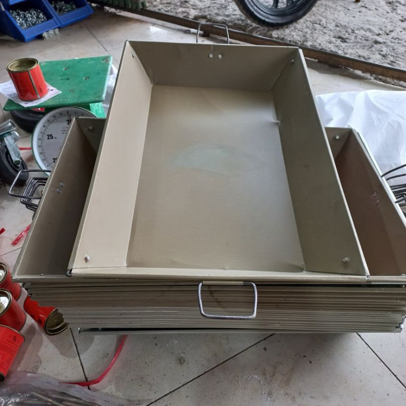 Corrugated iron trough, feeding trough for pets 40cm x60cm | Shopee ...