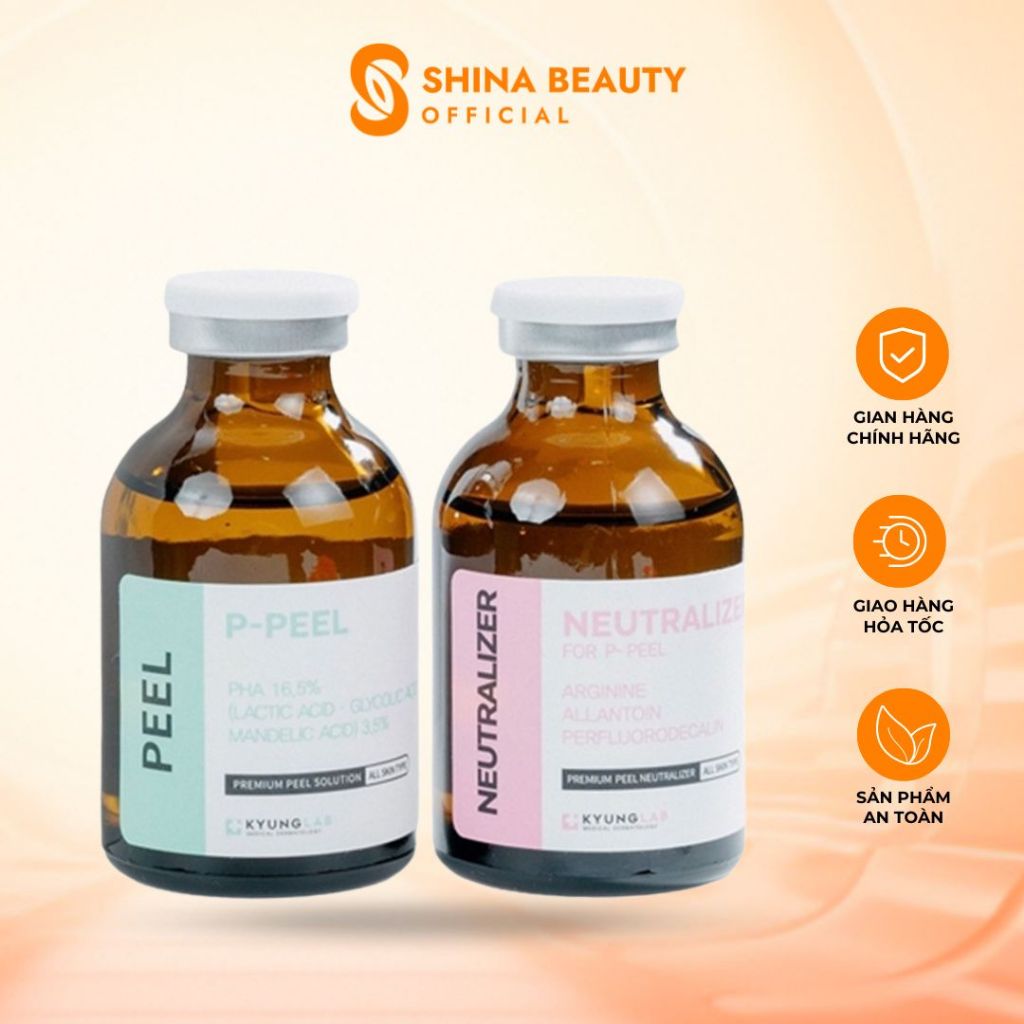 Genuine Kyunglab skin Peel Combo P-Peel & Neutralizer biological skin ...