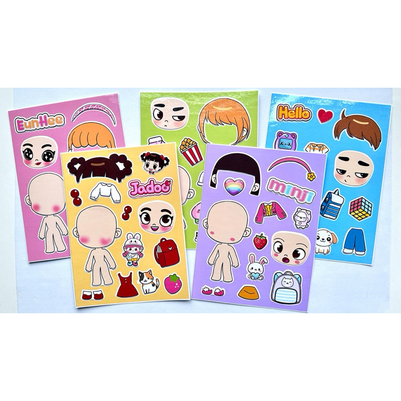 Handmade Collage Jadoo Doll And Friends In The Avatar world - Paper ...