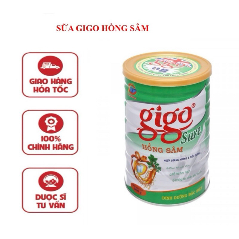 Gigo Red Ginseng Milk Powder 900g - prevents osteoporosis and diabetes ...