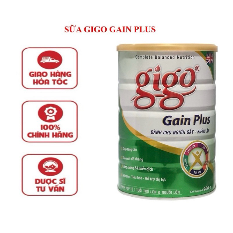 Gigo gain plus powdered milk 900g - for skinny and anorexic people ...