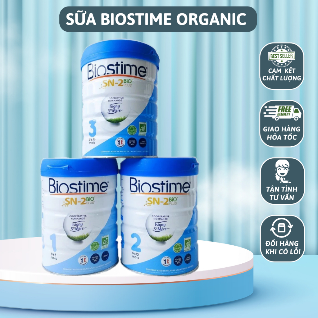 Biostime Organic Cow'S Milk With Green Cap - Help Children Develop ...