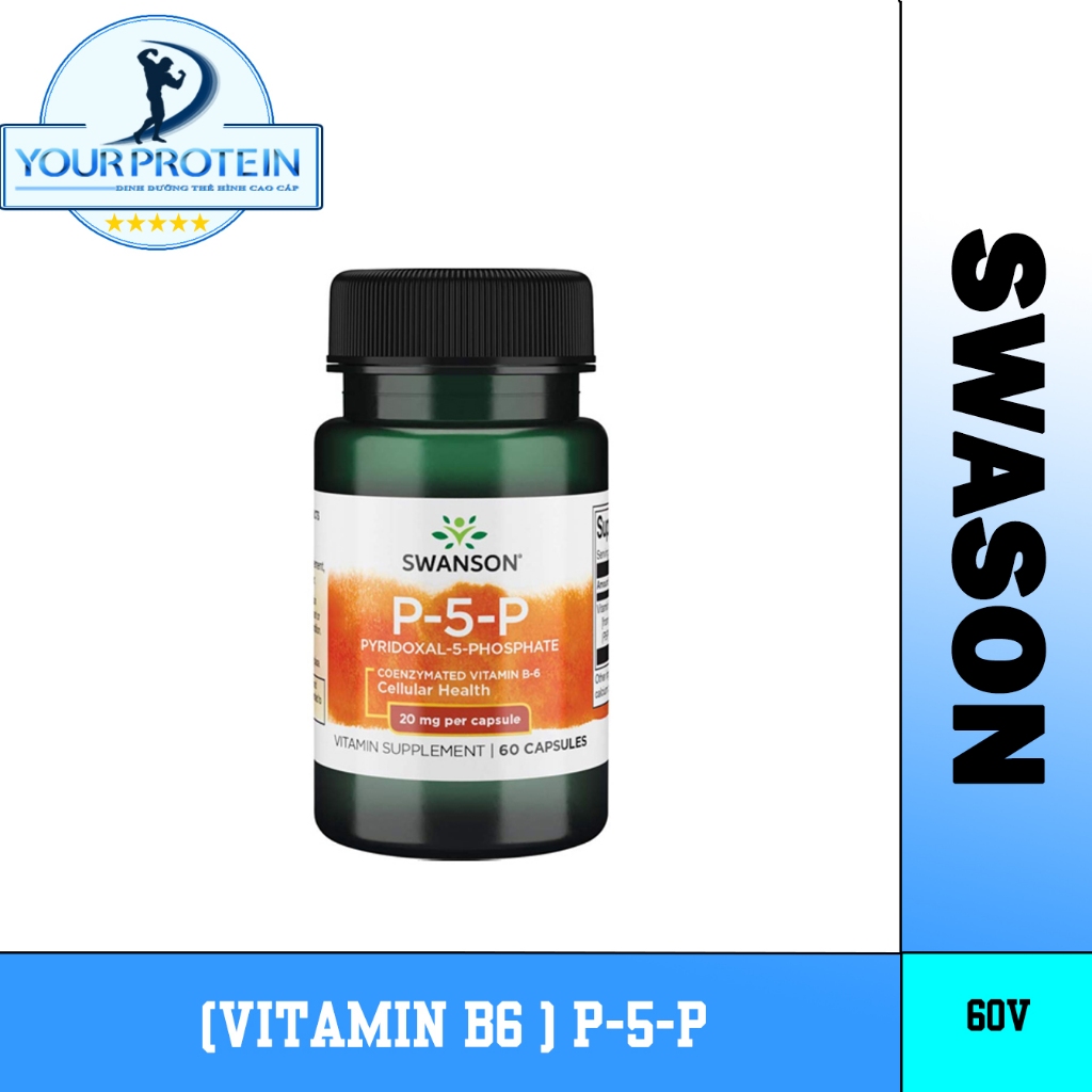 Swanson - Vitamin B6 Supplement P-5-P (Pyridoxal-5-Phosphate) | Shopee Malaysia