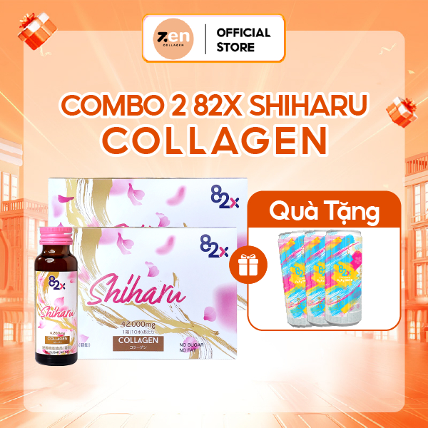 Zen Combo 3 boxes of collagen SHIHARU drinks includes 4500mg collagen to help prevent aging ...