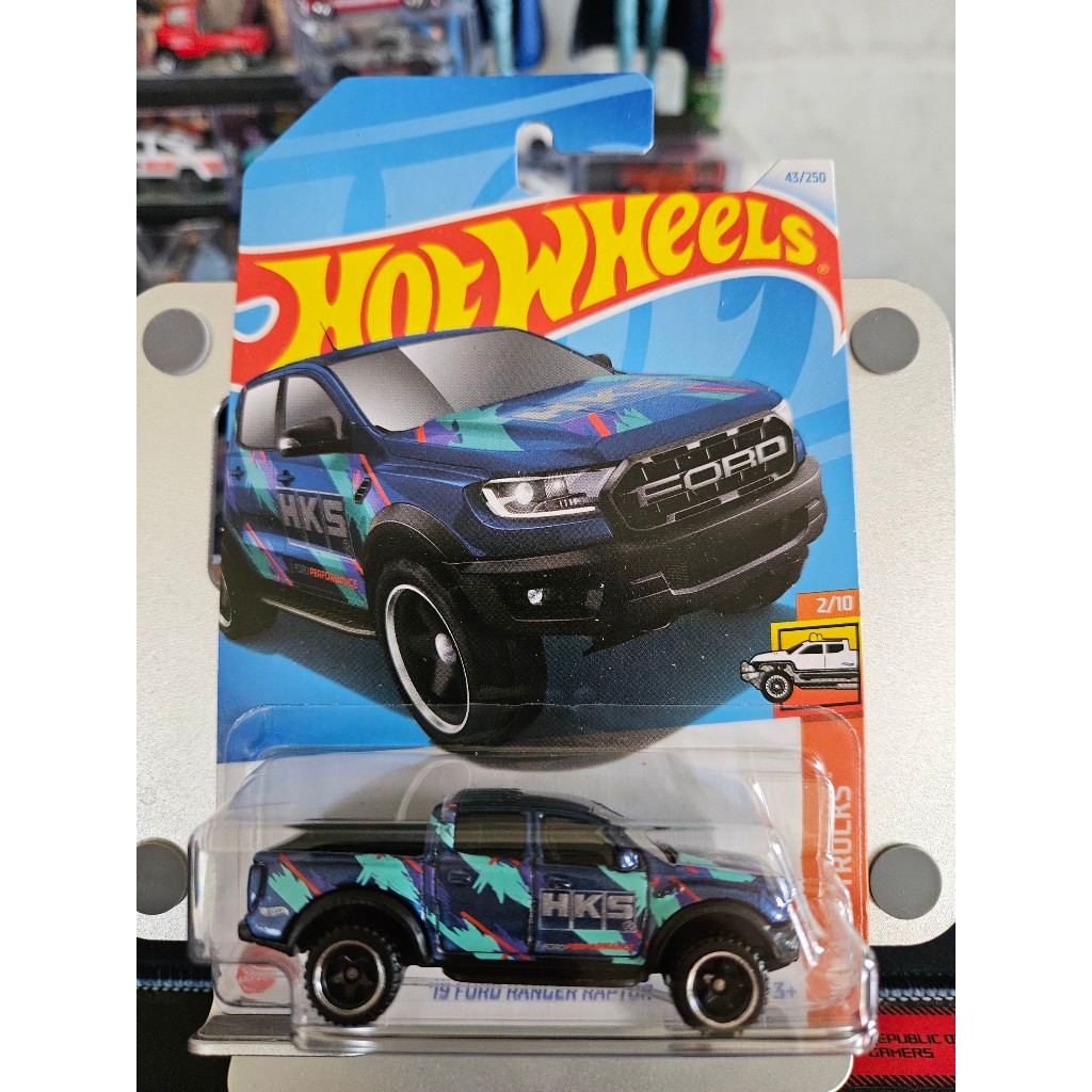 Hot Wheels 19 Ford Ranger Raptor HKS Model Car | Shopee Malaysia
