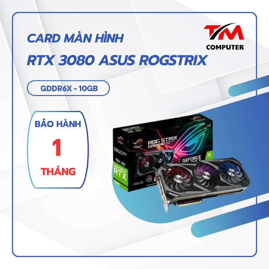 Video Card RTX 3080 - Asus Rog Strix GeForce RTX 3080 Gaming OC 10GB ...