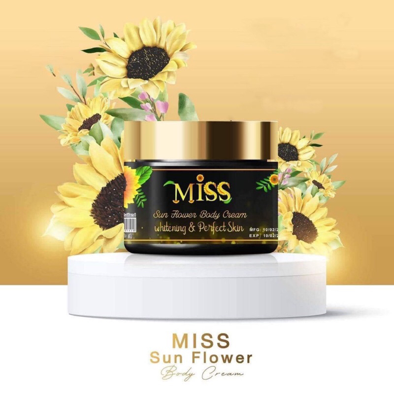 Miss Thailand Body Cream Whitening Skin Care, Makeup Sunscreen Jar 170g ...