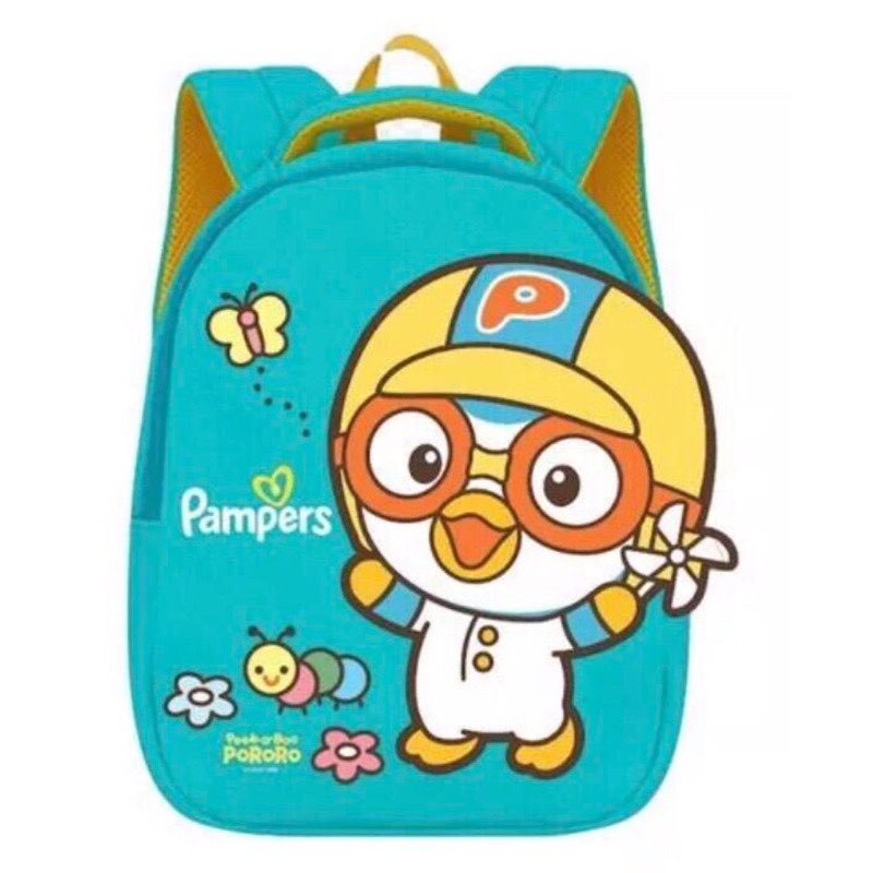 (Q.10) Pororo Backpack For Preschool Baby (Pampers Diaper Gift ...