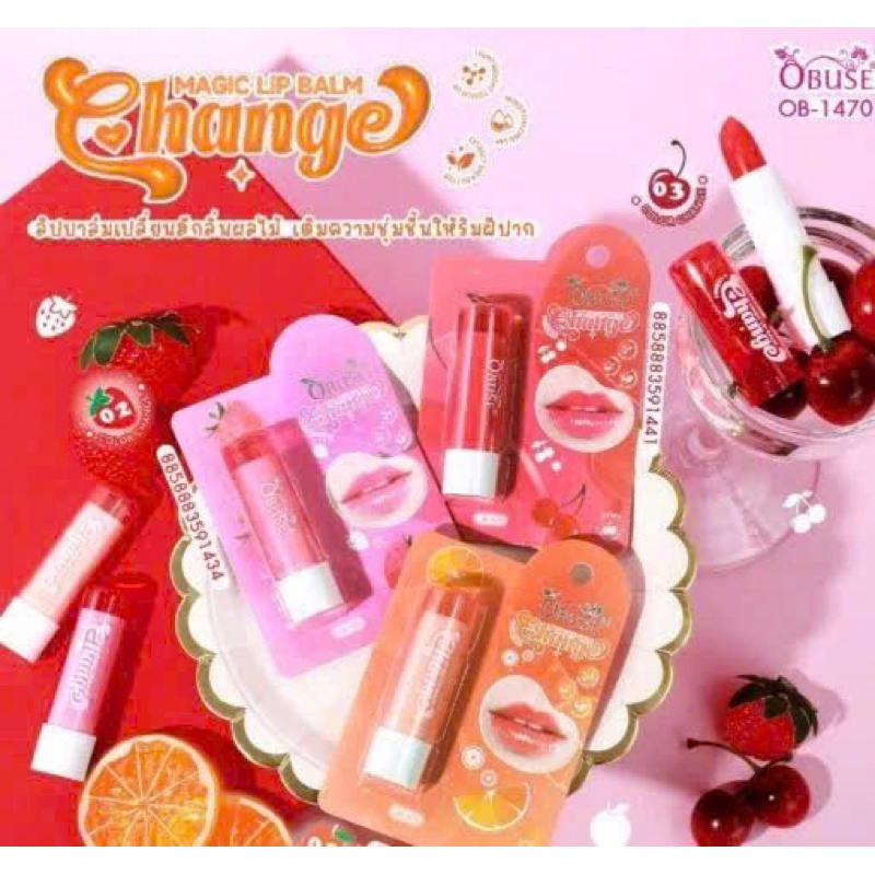 Obuse COLOR SOFT LIP BALM MADE IN THAILAND | Shopee Malaysia