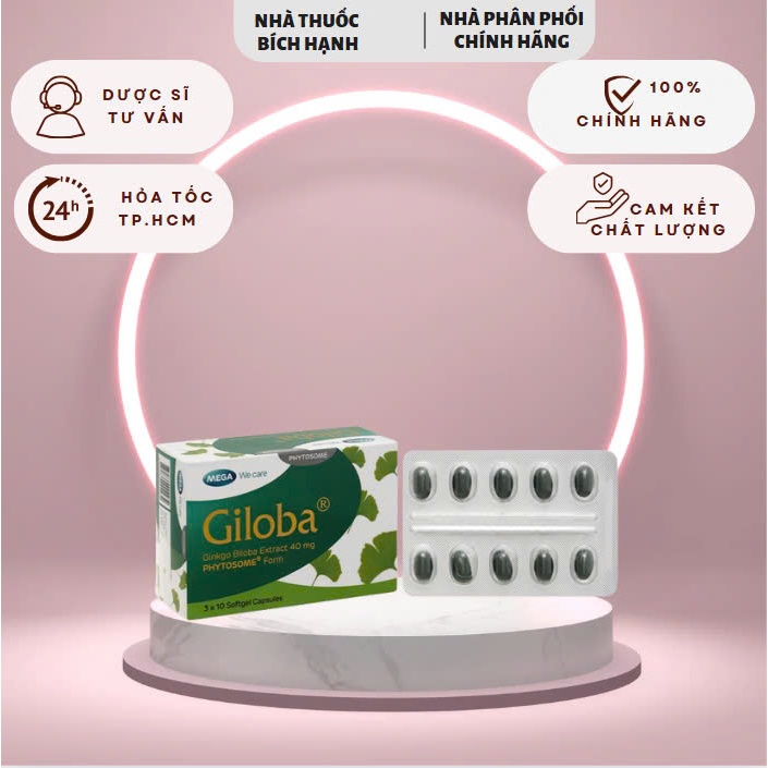 Giloba – Supports reducing dizziness, headaches, enhances memory ...