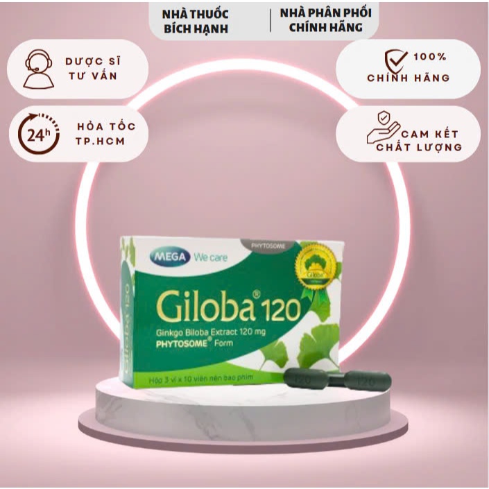 Giloba 120 - Supports To Increase Cerebral Circulation, Relieve ...