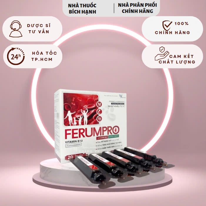 [Genuine] Ferumpro Organic Iron Supplement - vitamin B12, B9, folic ...