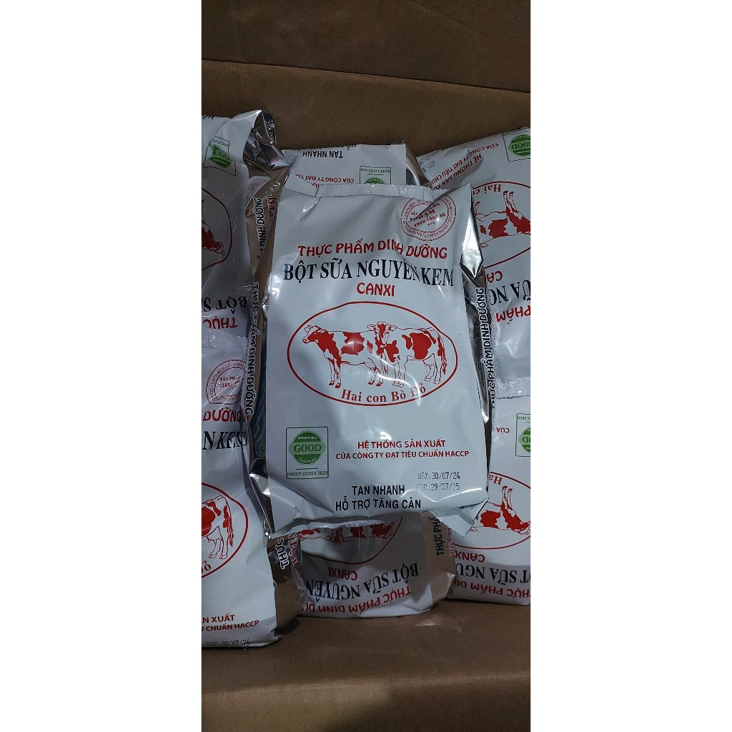 10 bags - CALCIUM WHOLE MILK POWDER 500gram - brand 2 red cows (500g ...