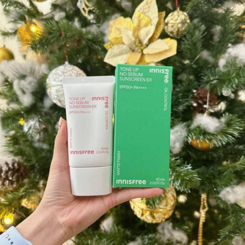 (New Model) Innisfree Tone Up No Sebum Sunscreen SPF 50+ PA+++ KCN 60ml ...
