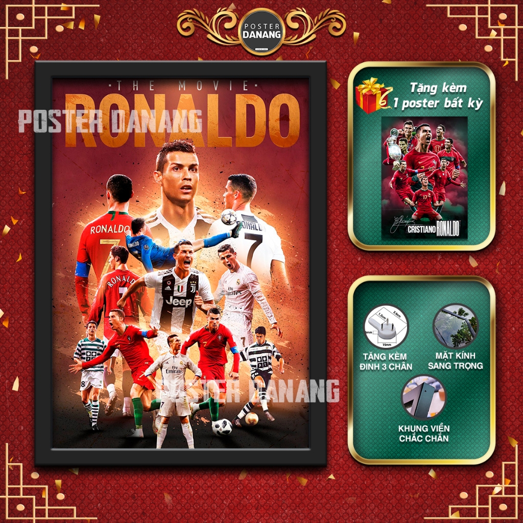 Ronaldo ALL TEAM POSTER - RONALDO WALL PHOTO FRAME - RONALDO ALL TEAM ...