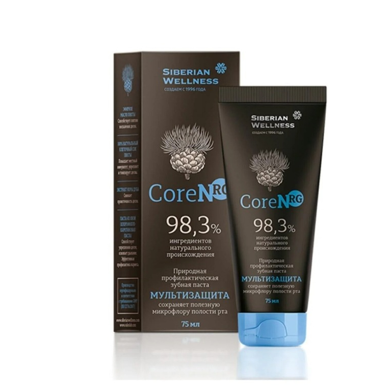 Siberian Wellness CoreNRG Extra Rich Botanical Toothpaste – 75ml/tube ...