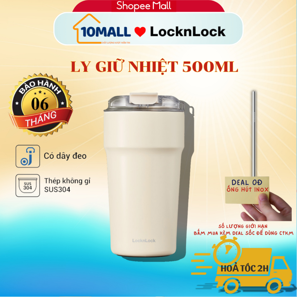 Thermal cup 500ml LHC4357 LocknLock Metro Cafe Tumbler, Genuine product ...