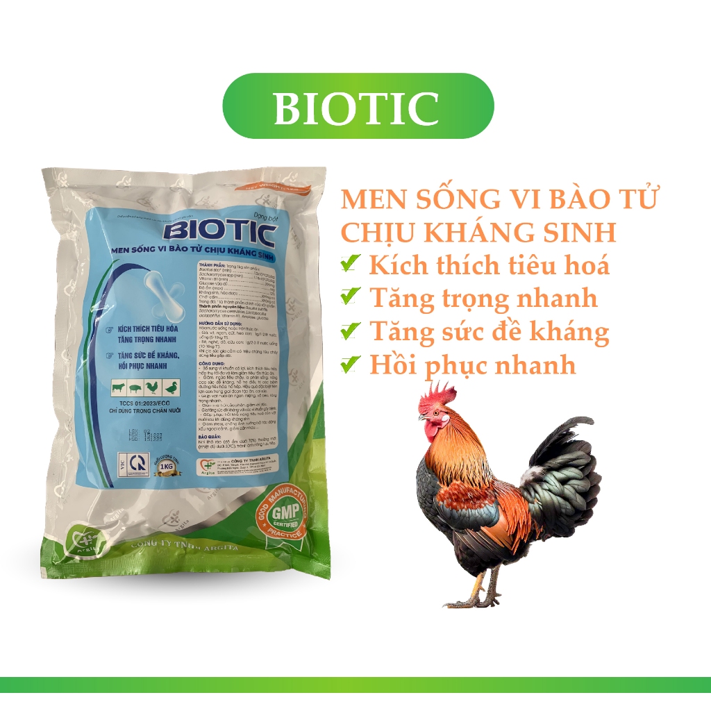 Biotic 1KG Live digestive enzyme microspores resistant to antibiotics ...