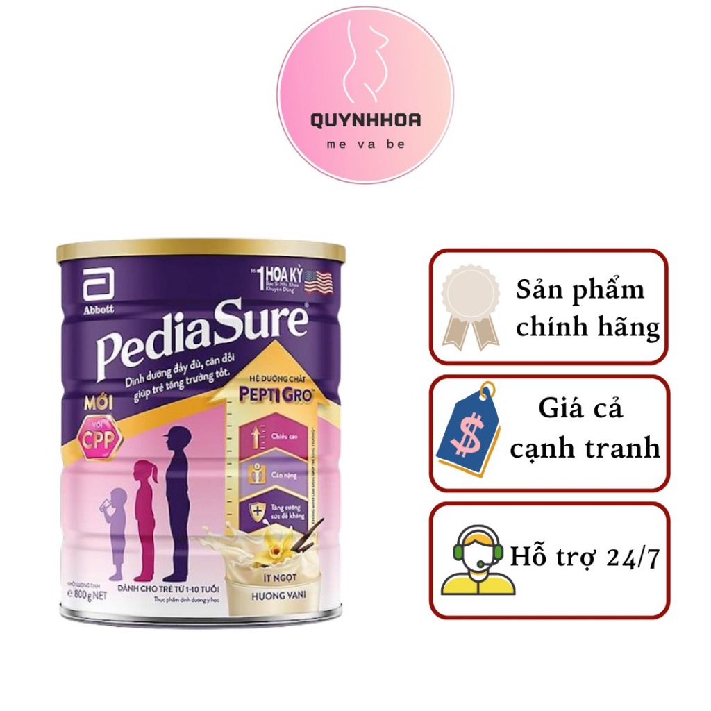 Pedia Sure Vanilla Flavored Milk Powder (from 1-10 years old) 850g ...