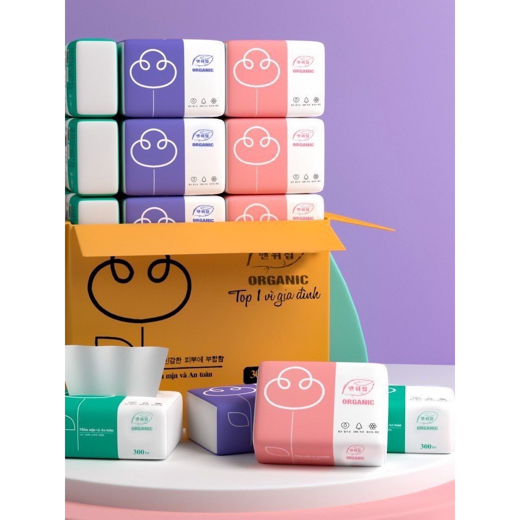 Carton of 30 packs of premium organic tissue paper | Shopee Malaysia