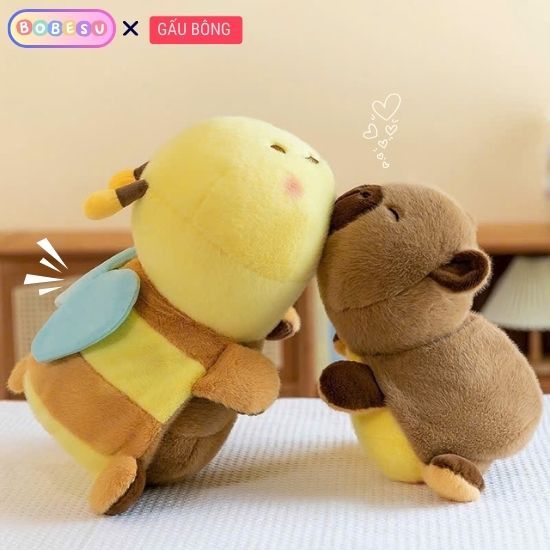 Capybara Bee Teddy Bear Capybara Cute Bee Capybara Cosplay Bee Can ...
