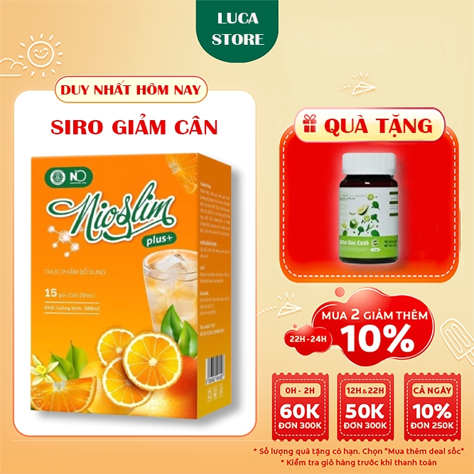 Genuine NioSlim Plus Weight Loss Syrup Helps Lose 2-5Kg | Shopee Malaysia