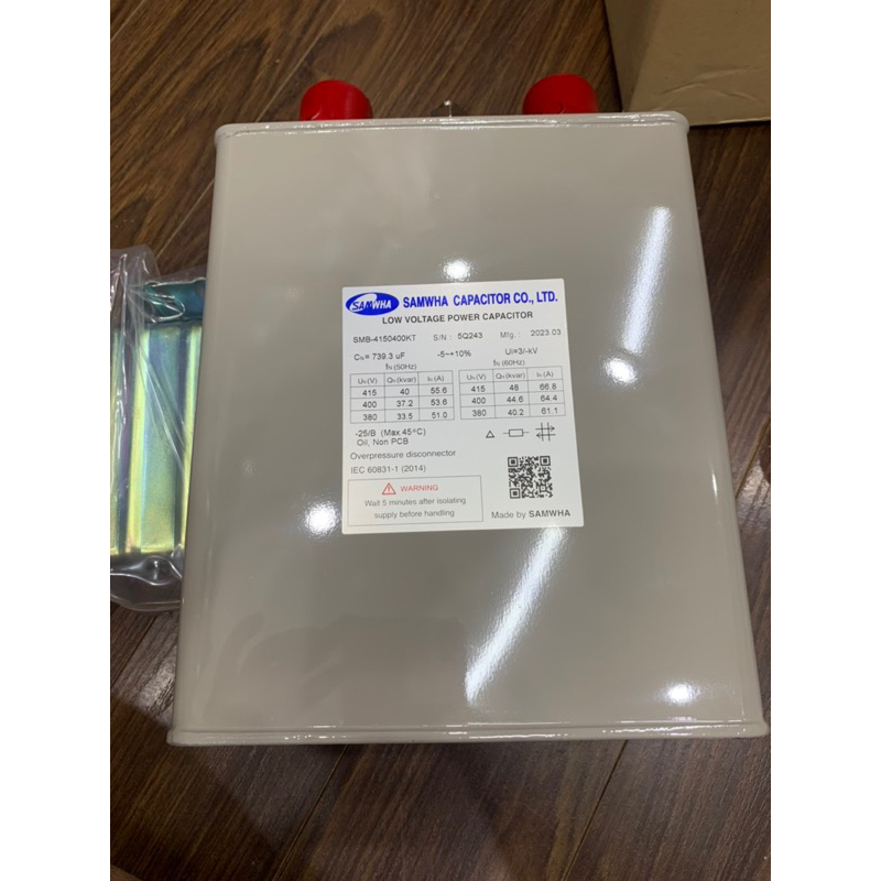 Samwha SQUARE CAPACITOR 10kvar 20kvar 25kvar 30kvar | Shopee Malaysia