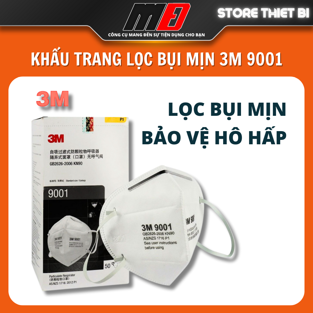Genuine 3M 9001 Mask Dust Filter to Protect Respiratory Tracts | Shopee ...