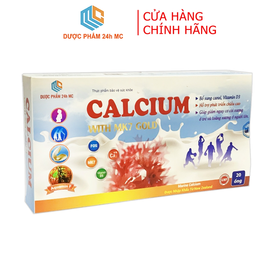 Milk CALCIUM CALCIUM With MK7 Gold - 24h MC Pharmaceutical - CALCIUM ...