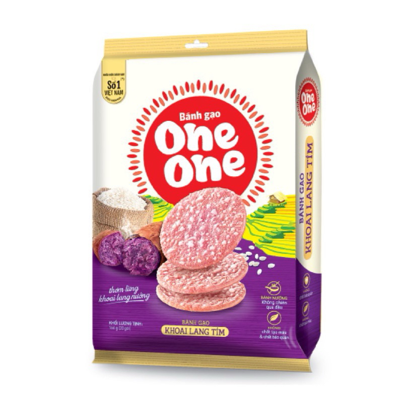 One One One Rice Cake With Purple Sweet Potato Flavor | Shopee Malaysia