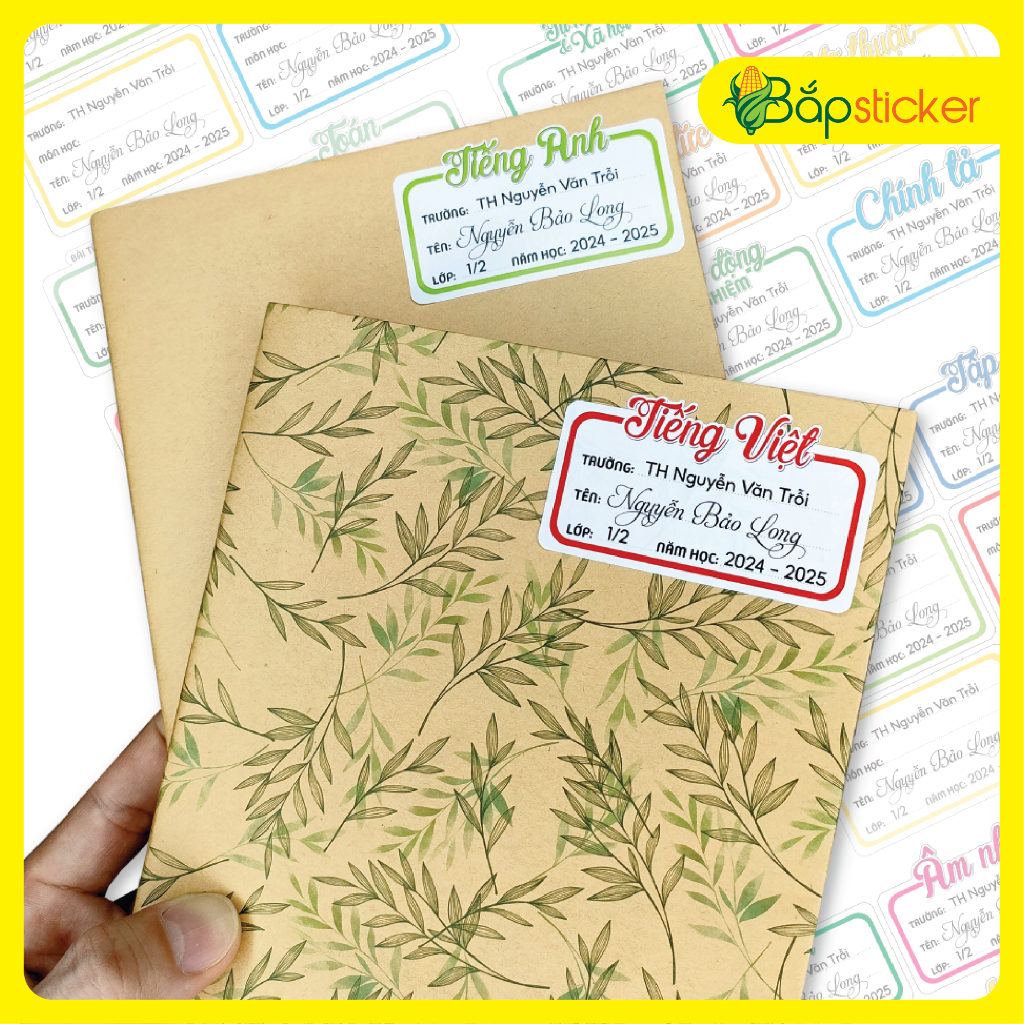 Subject Notebook Labels Print Content on Demand from Grades 1 - Grade ...