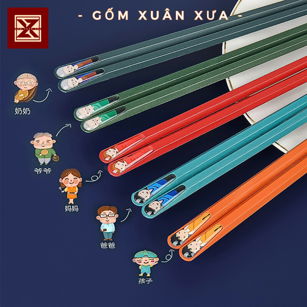 Fiberglass chopsticks Brand Xuan Xua Ceramic, antibacterial, anti-mold ...