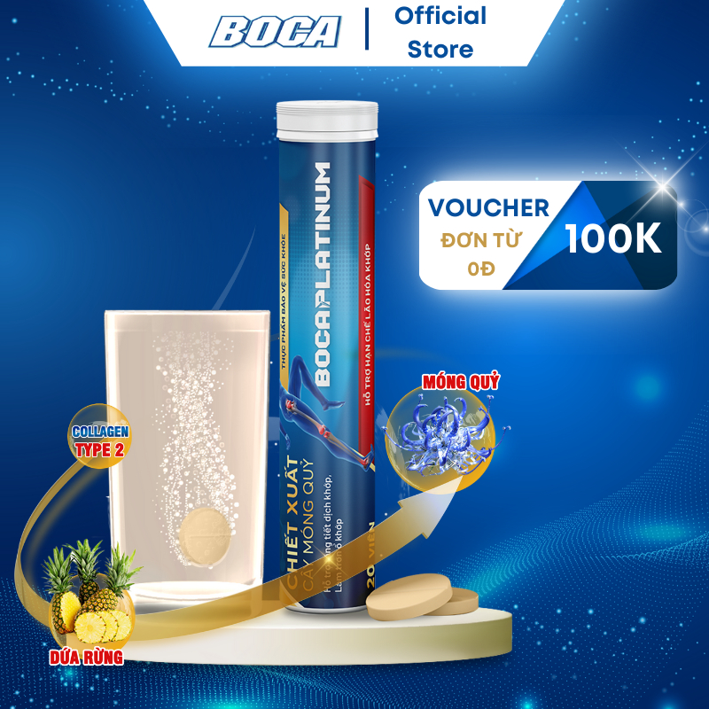 Boca PLATINUM Effervescent Tablets Help Relieve Osteoarthritis Pain ...