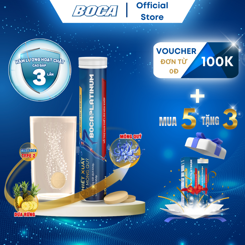 Combo Buy 5 Get 3 Free Boxes Of BOCA PLATINUM Effervescent Tablets To ...
