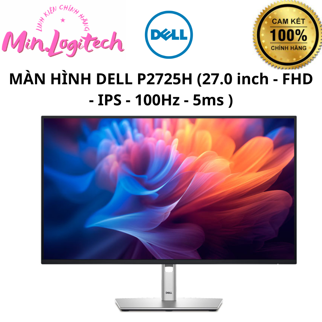 Dell P2725H Computer Monitor (27.0 inch - FHD - IPS - 100Hz - 5ms ...
