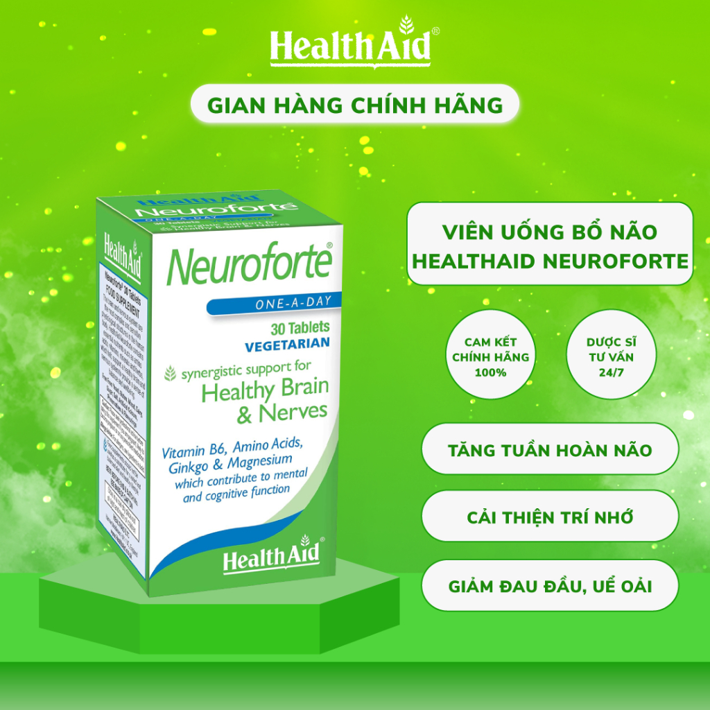 Healthaid Neuroforte Brain Supplement - Helps the Brain & Healthy ...