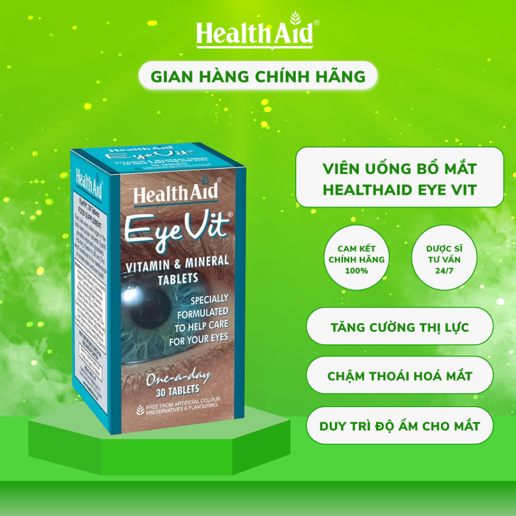 Healthaid Eye Vit Eye Supplements - Brightens and Healthy Eyes ...