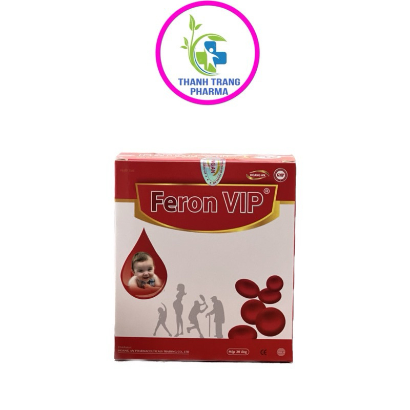 Feron VIP Iron Tube supplements high iron content, folic acid, reduces ...