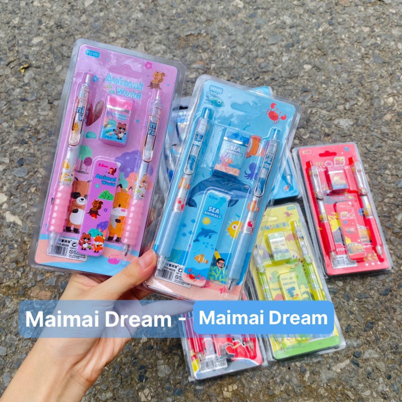 Gift Set of 4 Piece for students (needle nib pencil - ballpoint pen ...